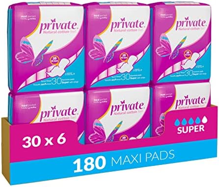 Private Maxi Pocket Sanitary Pads Super 180-Pads, Pink price in Saudi ...