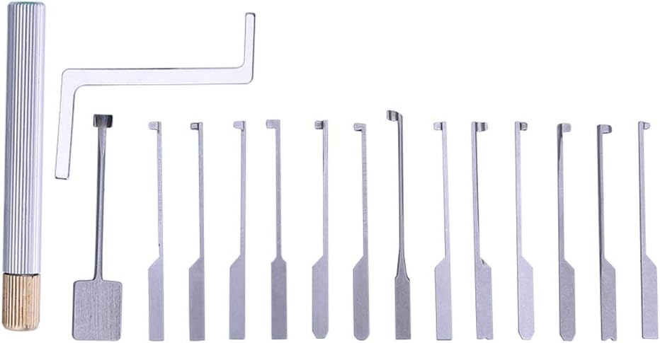 Loboo Idea 15pcs Dimple Kaba Lock Pick Set Kaba Lock Opener for ...