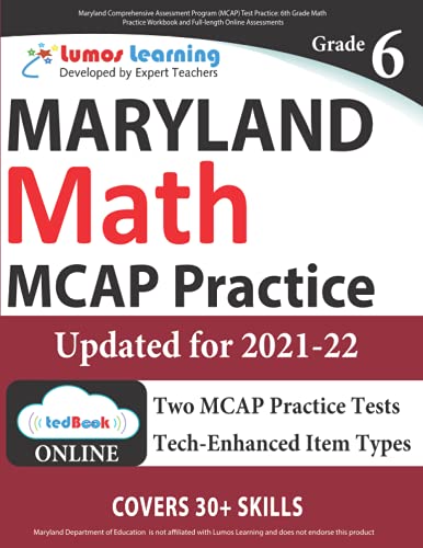 Maryland Comprehensive Assessment Program (MCAP) Test Practice: 6th ...