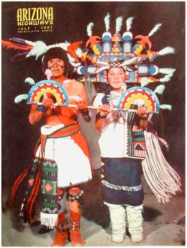 Arizona Highways, July 1951 (Fred Kabotie, Hopi Artist) (Vol. 27, No. 7 ...