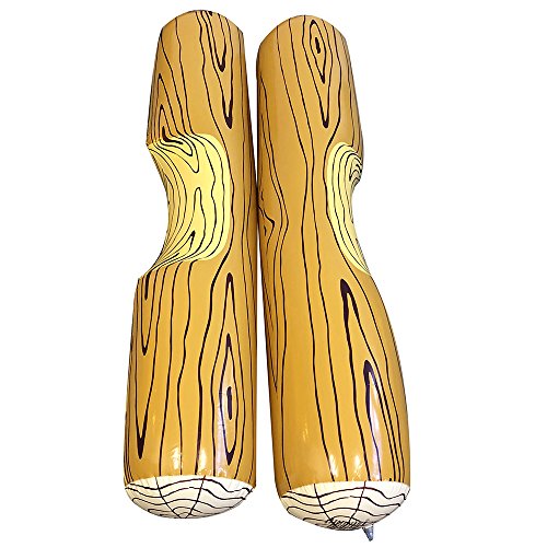 Children Adult Inflatable Water Joust Tree Log Pool Float Game Set 2pcs ...