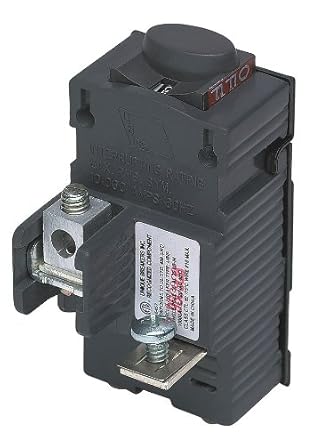 Plug In Circuit Breaker 1P 20 Amp 120VAC: Electrical Equipment: Amazon ...