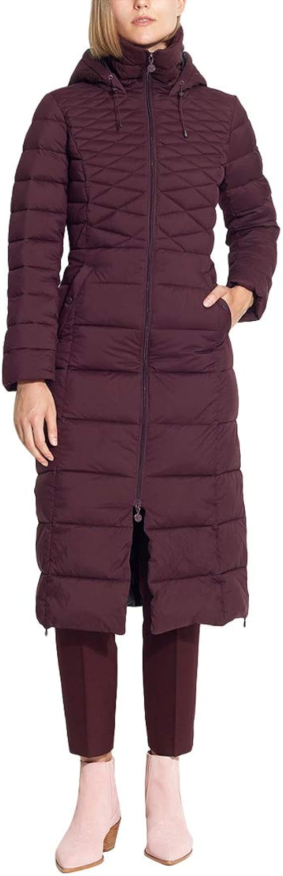 Amazon.com: BERNARDO Women's Quilted Maxi Coat: Clothing