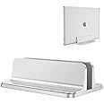Amazon.com: Vertical Laptop Stand Holder, OMOTON Desktop Aluminum ...