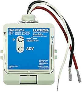 Lutron RMJS-5R-DV-B The PowPak RF 5A Relay Module: Amazon.ca: Electronics
