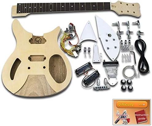 DiY guitar Kit - Rickenbacker, Mahogany: Amazon.co.uk: Musical Instruments