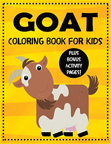 Goat Coloring Book for Kids plus Bonus Activity Pages: Blue Wave Press ...
