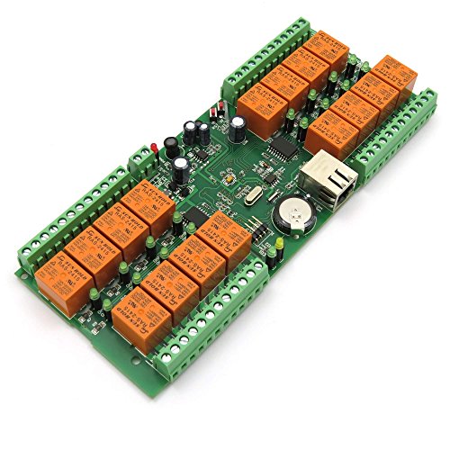 smartDEN LAN Ethernet IP 16 channels WEB Relay board - 24VDC, - Want It All