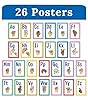 Carson Dellosa Sign Language Posters, ASL Alphabet Learning American ...