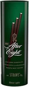 NESTLÉ After Eight Rich Dark Chocolate & Mint Straws, 90 Grams : Amazon ...