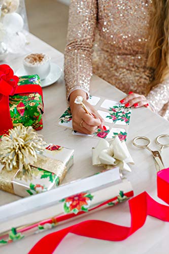 Papyrus Wrapping Paper Set with Cut Lines (Holiday Traditions) for ...