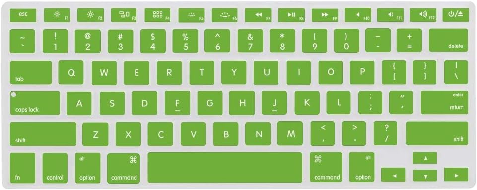 Bright Green Keyboard Cover, Keyboard Skins, Silicone: Amazon.co.uk ...
