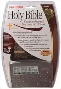 SW-NIV/KJV Bookman Electronic Holy Bible-Pocket: Franklin ...