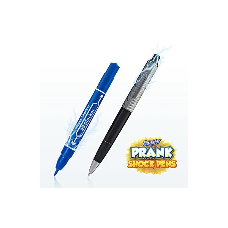 Shock Pen and Marker Prank Set 2-in-1 Funny Pens Gag Gift - Fool ...