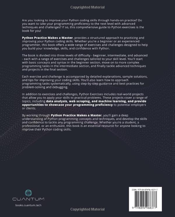 Mua Python Become a Master: 120 ‘Real World’ Python Exercises with more than 220 Concepts ...