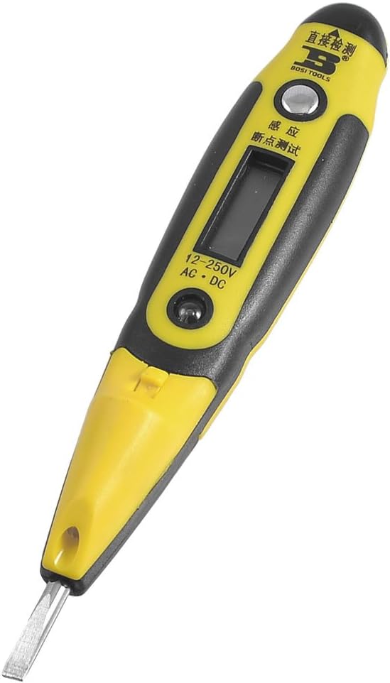 AC/DC 12V-250V Digital Voltage Detector Tester Pen LED Electric Sensor ...