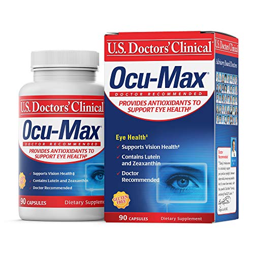 U.S. Doctors’ Clinical Ocu-Max Eye Health Support with Lutein and ...