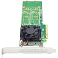 Amazon.com: Generic PCIe 3.0 x8 to 4X M.2 NVMe SSD Adapter Card with ...