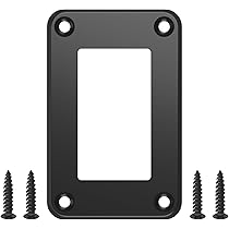 Rocker Switch Panel 2 Way Housing Black Anodized Aluminium Switch Shell ...