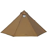 Amazon.com : Guide Gear 10' x 10' Teepee Tent for Adults Outdoor Camping, 2-Person, Instant Easy ...