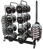 Amazon.com : Champion Sports Two Stack Football Shoulder Pad Rack ...