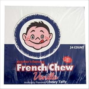 Amazon.com : Doscher's French Chew - Vanilla 24ct Box : Gummy Candy ...
