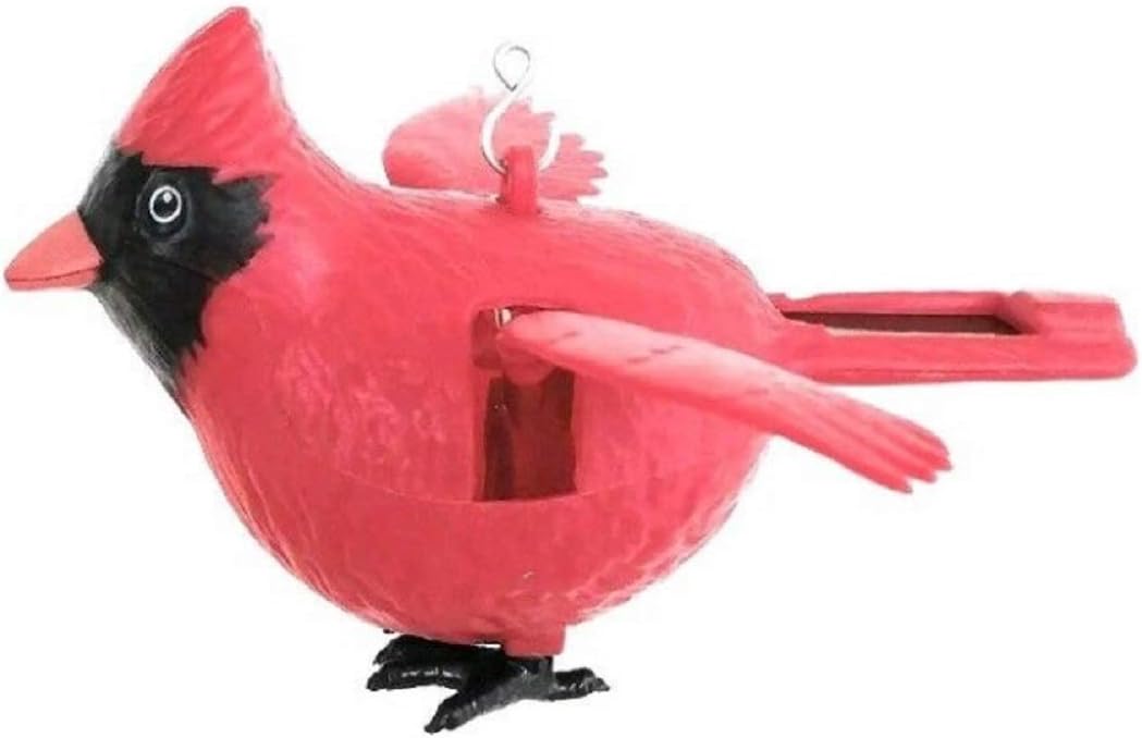 Amazon.com : orasanta 1PC Solar Powered Fluttering Red Cardinal Bird ...