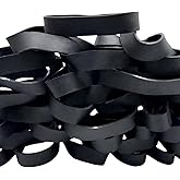 Amazon.com : Thick Rubber Bands Heavy Duty - Black Wide Strong Elastic ...