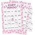 Amazon.com: (Pack of 2) Baby Shower Bingo Game, 48 Total Cards: Baby