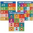 Amazon.com: American Sign Language Posters for Classroom – 3 Pcs ASL ...