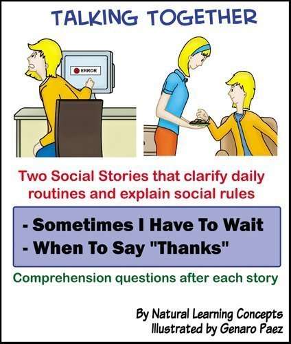 Social Story - Sometimes I Have to Wait and When to Say Thanks (Talking ...