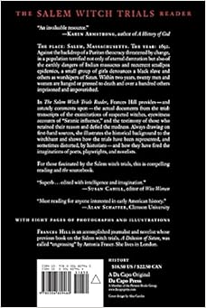 The Salem Witch Trials Reader: Frances Hill: 9780306809460: Amazon.com ...