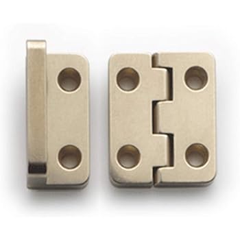Brusso Large Box Hinges (Pair), 1-1/4" L x 5/8" W - Cabinet And ...