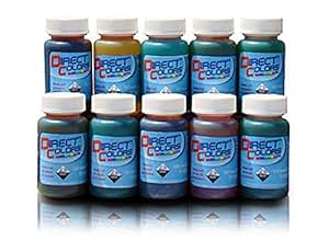 Concrete Acid Stain Small Sample Kit, 10 Full Strength, 4 oz. Concrete ...