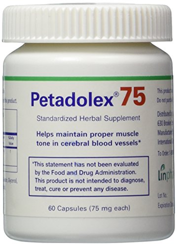 Petadolex 75 mg patented PA-free butterbur root extract