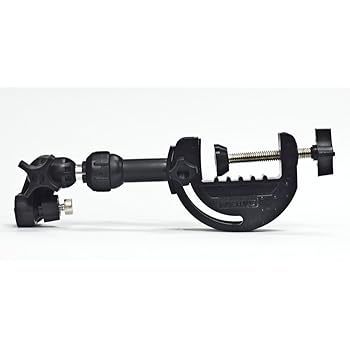 Amazon.com : ARKON Heavy Duty Camera Clamp Mount with 1/4 20 Mounting ...