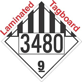 GC Labels-T322c3480, Miscellaneous Dangerous Goods Class 9 UN3480 ...