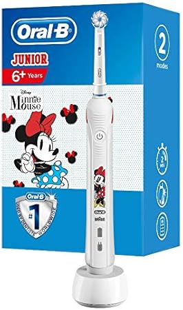 Oral-B Junior Minnie Mouse Electric Toothbrush with Visual Pressure ...