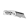 Husky Folding Sure-Grip Lock Back Utility Knife w/ Single Disposable ...