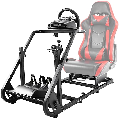 Hottoby Racing Wheel Stand Simulator Cockpit Double-armed Triangular ...