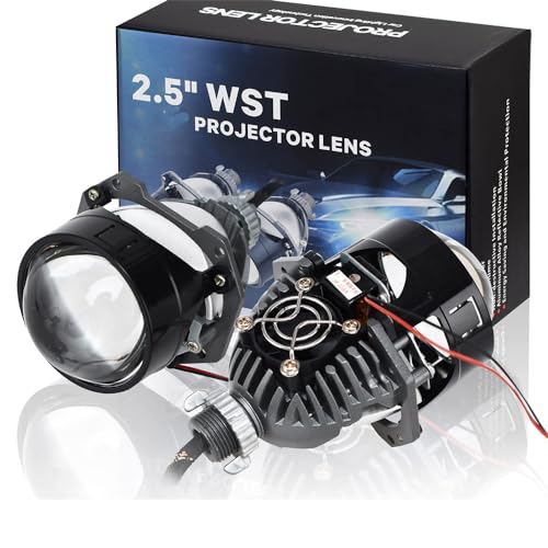 YUFANYA 2.5 Inch Bi-led Projector Lens,Car Headlight Retrofit Kit with ...