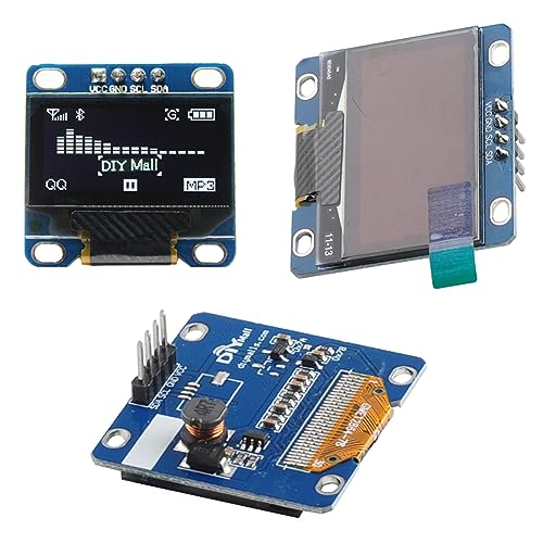 Diymalls 13 Inch Oled Display Screen Module I2c 4pin 128x64 Sh 1106 33v 5v Iic Address 0x3c