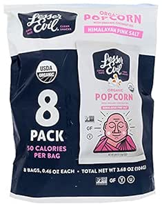 Amazon.com: Lesser Evil - Buddha Bowl Organic Popcorn Himalayan Pink ...