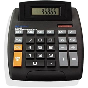 Amazon.com : Calculator 8 Digit Big Display Large Button Adjustable LCD ...