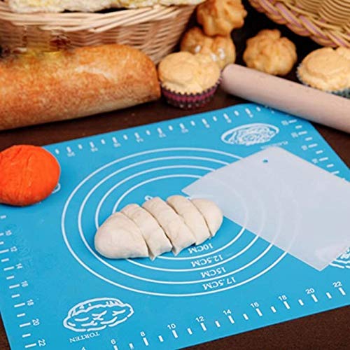Buy Yhplia Fondant Rolling Mat Silicone Baking Mat Sheet Chapati Mat ...
