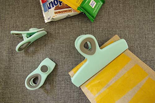 Cute Chip Bag Clips Green - 2 Large Heavy Duty Chip Clips and 4 Chip ...