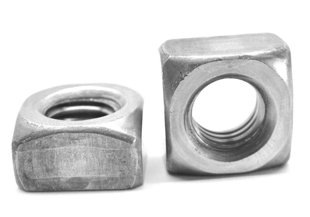 3 8 16 Coarse Thread Grade 2 Regular Square Nut Low Carbon Steel Plain