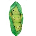 Amazon.com: Giant Peas in A Pod Plush Toy Pea Pod Pillow Cute Pea ...