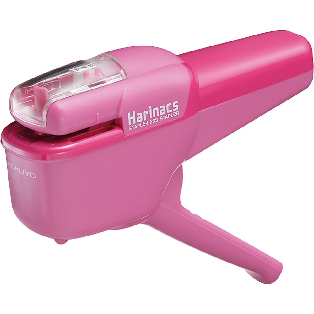 Kokuyo Harinacs Stapleless Stapler, Portable Staple Free Stapler, 10 ...