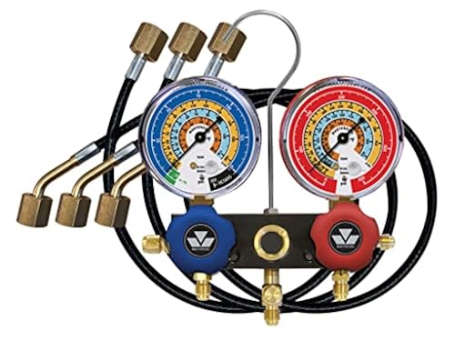 Mastercool 93524-TP Aluminum Charging Manifold with 24" Hoses R600a ...